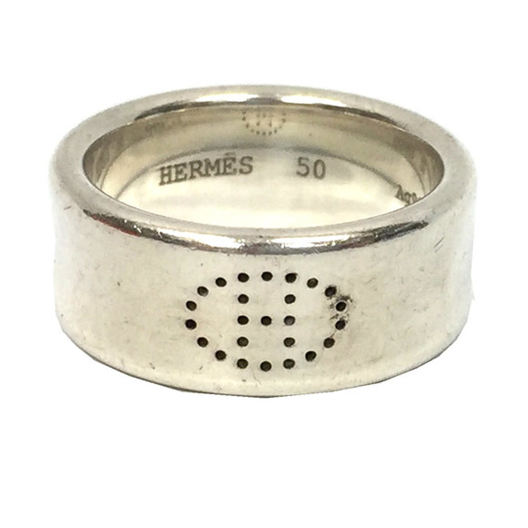Hermes | Accessories | Hermes Ring Eclipse Luban 5 About 0 Ag925 Silver Mens Womens | Poshmark